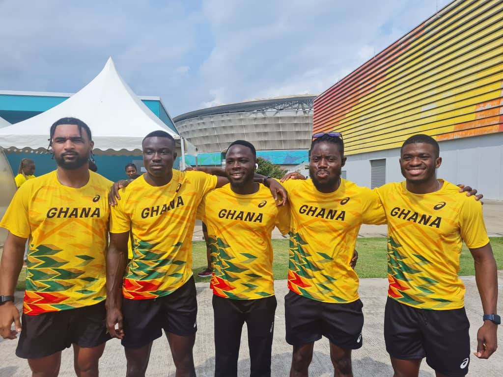 Ghana's men's 4x100 relay team clinched the gold medal at the African ...
