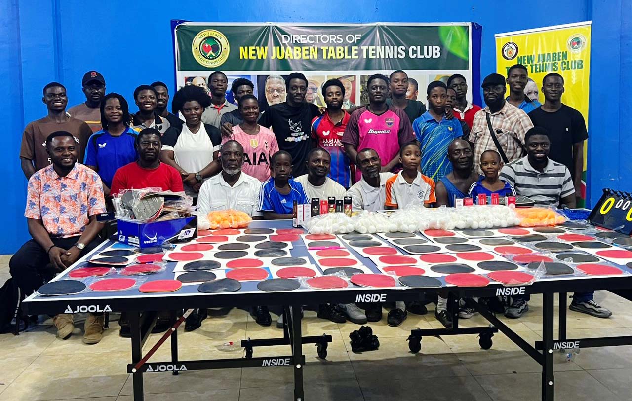 Nana Yaw Boateng's Philanthropic Gesture Boosts New Juaben Table Tennis ...