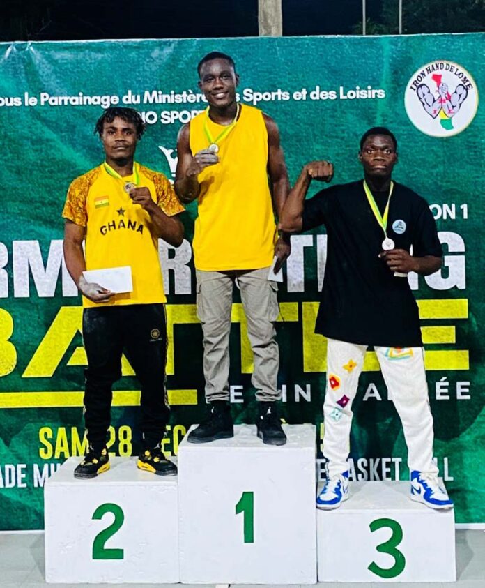 Armwrestling: Abeka Nunoo and Henry Otoo, impressively grab double gold ...